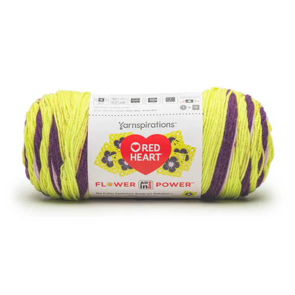 Red Heart Flower Power: Dapper Daphne – Color Pooling Crochet