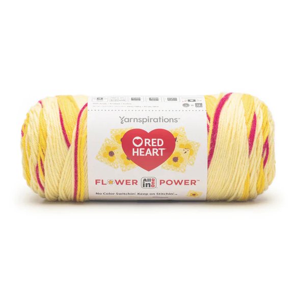 Red Heart Flower Power: Dilly Daylily – Color Pooling Crochet