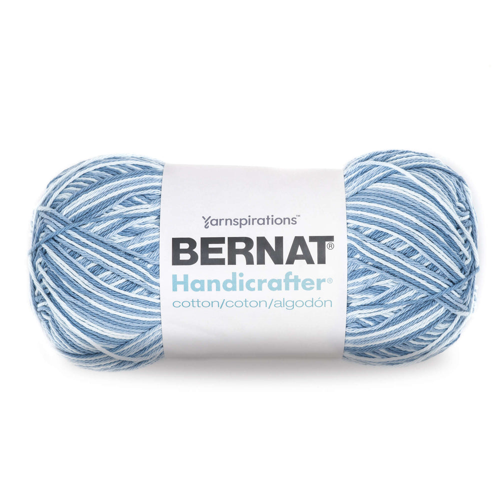 Bernat Handicrafter: Faded Denim – Color Pooling Crochet