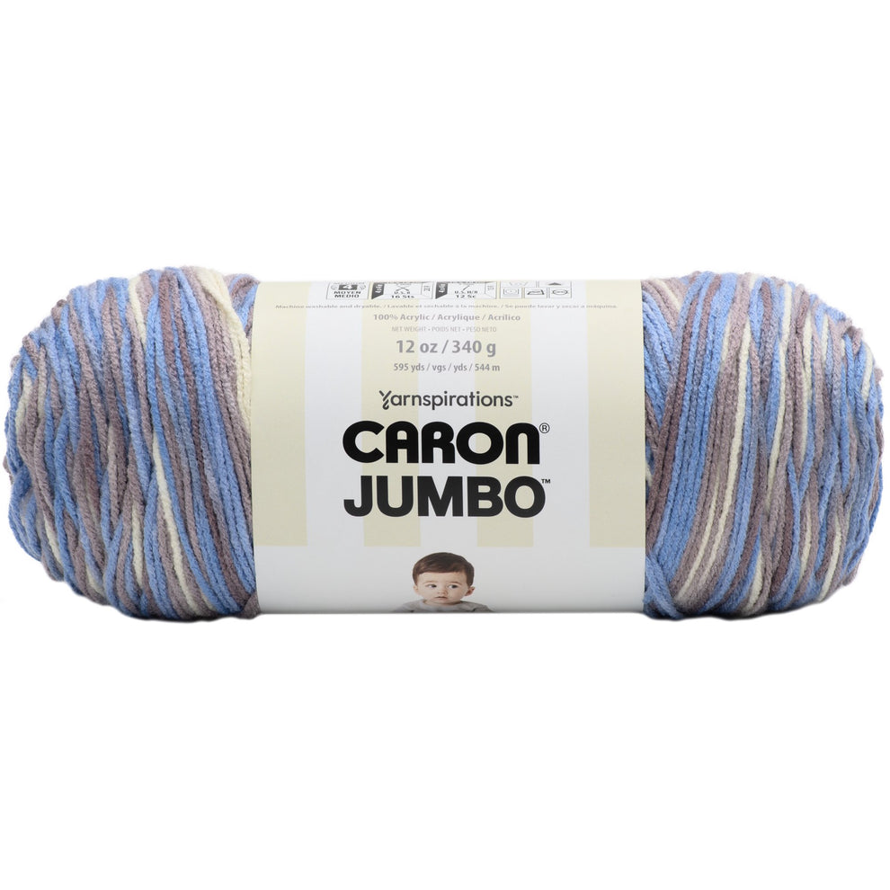 Caron Jumbo: Harbor Mist – Color Pooling Crochet