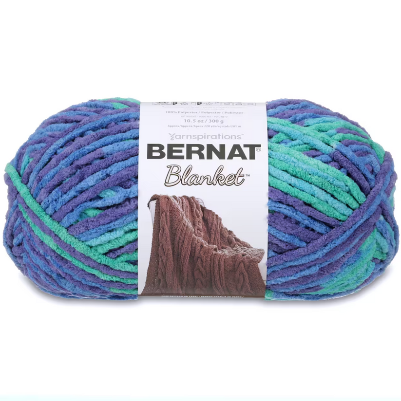 Bernat Blanket: Ocean Shades – Color Pooling Crochet