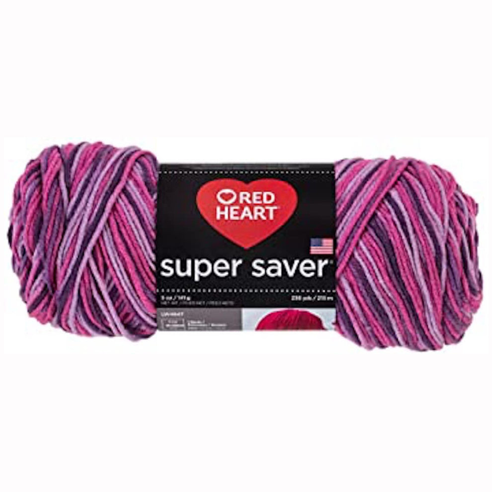 Red Heart Super Saver: Plum Pudding – Color Pooling Crochet
