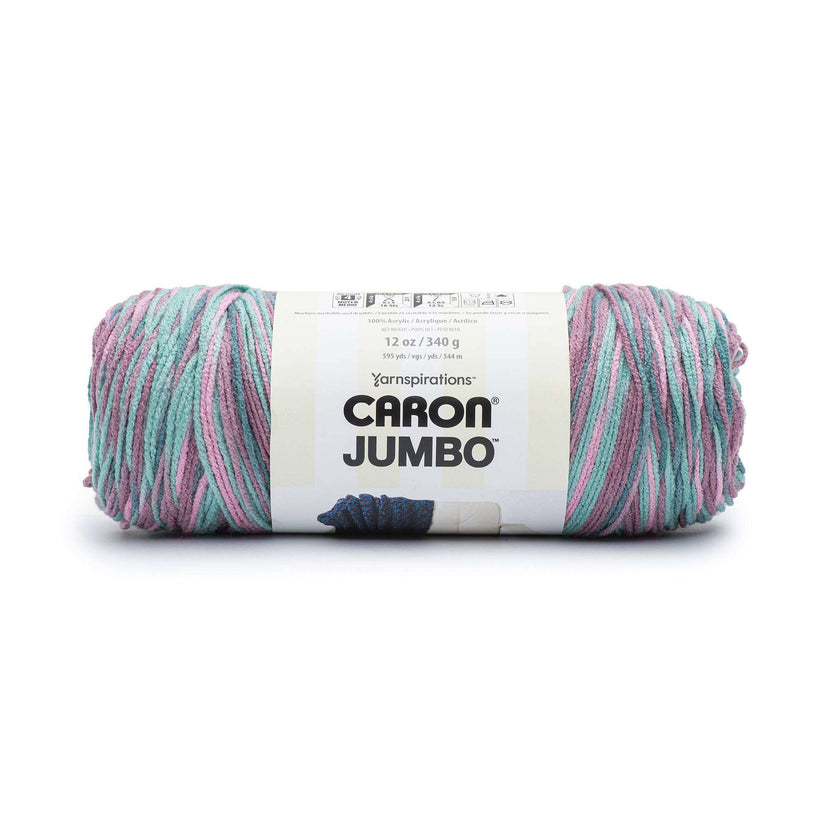 Caron Jumbo: Russian Sage – Color Pooling Crochet