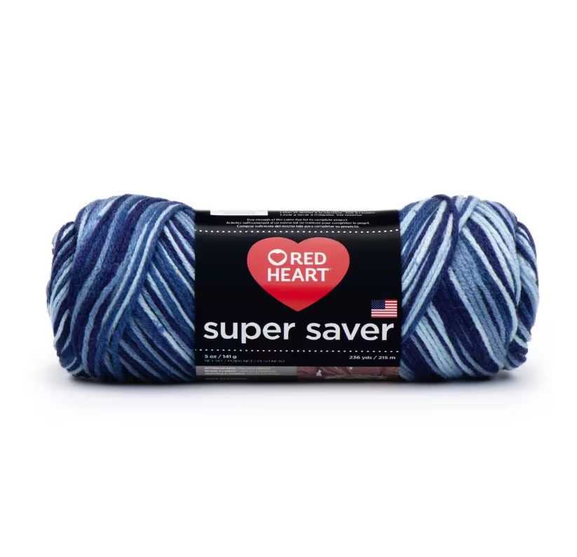 Red Heart Super Saver: Shaded Dusk – Color Pooling Crochet